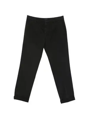 DONDUP Cuffed Trousers - Black
