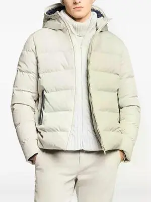 FAY Hooded Zip-up Jacket - Grey