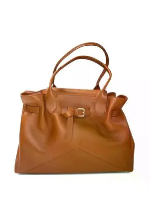 BALLANTYNE Buckle Detail Tote Bag - Brown