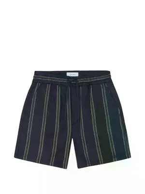 LES DEUX Lawson Striped Drawstring Shorts