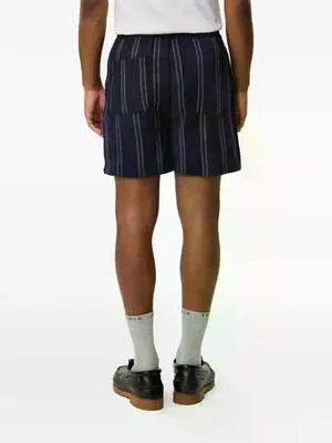 LES DEUX Lawson Striped Drawstring Shorts