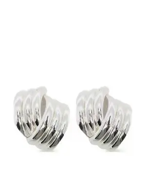 HEAVEN MAYHEM Clove Hoop Earrings - Silver
