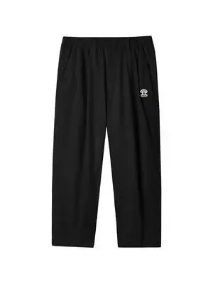 FINGERCROXX Elasticated-waistband Trousers - Black