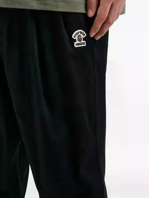 FINGERCROXX Elasticated-waistband Trousers - Black