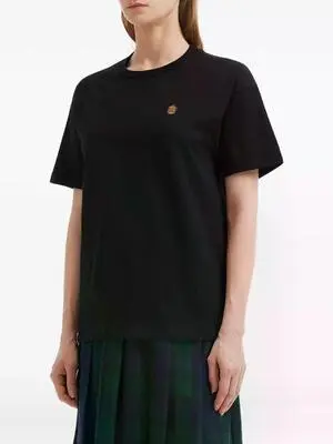 FINGERCROXX Logo-embroidered T-shirt