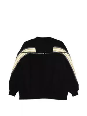 Facetasm Zipped Layered Sweatshirt
