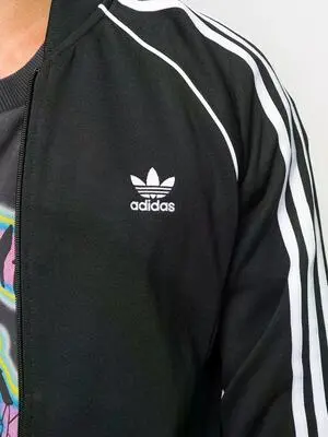 Adidas Stripe Trim Track Jacket - Black