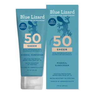 BLUE LIZARD AUSTRALIAN SUNSCREEN Sheer Mineral Spf 50 Sunscreen Lotion - One-color