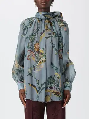Etro Top - Gnawed Blue