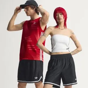 Adidas Originals Basketball Flame Short - Black