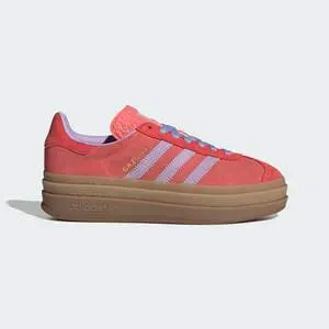 Adidas Gazelle Bold Sneakers - Semi Flash Red / Powder Plum / Semi Lucid Red