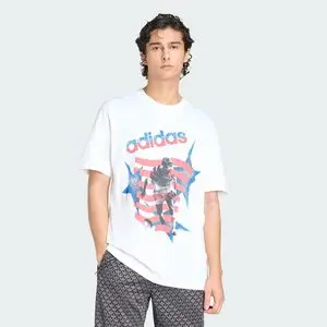 Adidas Archive Soccer Stars Graphic Tee - White