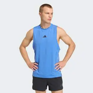 Adidas Training Workout Tank Top - Ray Blue