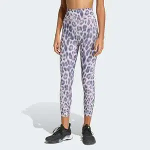 Adidas Optime Essentials Workout Leopard 7/8 Leggings