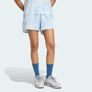 Adidas Terrex Multi Spray Dye Clima365 Shorts - White / Glow Blue