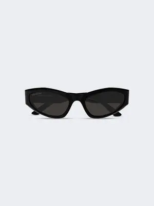 Balenciaga Cat-eye Sunglasses Shiny Solid