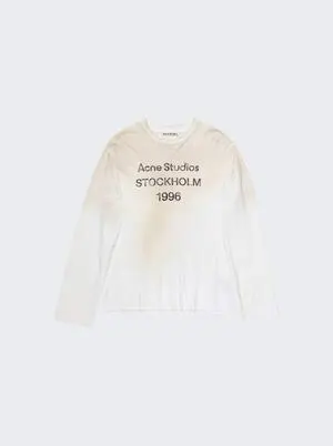 Acne Studios Relaxed Fit Logo Tee Dusty