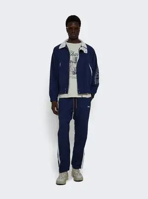 Rhude Sailing Competition Cuffed Hampton Track Pant And White - Navy