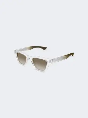 Saint Laurent Sl 789 Jacques Sunglasses Clear Frame