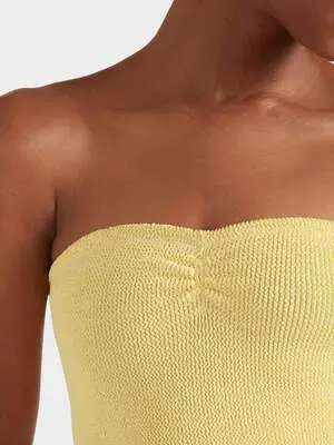 Hunza G Brooke Swim Original Crinkle™ One Piece - Butter