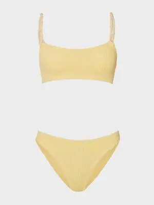 Hunza G Phoebe Bikini Set - Butter