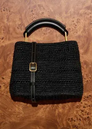 ME+EM Raffia Mini Day Bag