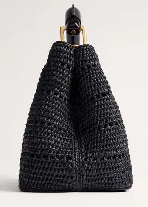 ME+EM Raffia Mini Day Bag