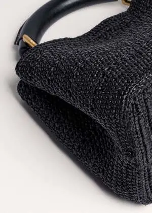 ME+EM Raffia Mini Day Bag