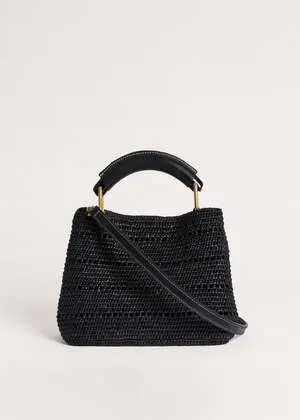 ME+EM Raffia Mini Day Bag