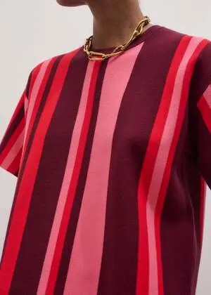 ME+EM Milano Stripe Relaxed Knit Tee