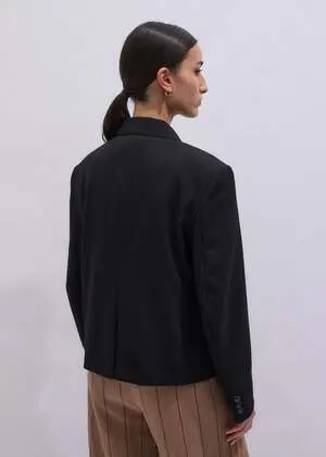 ME+EM Oversized Short Blazer