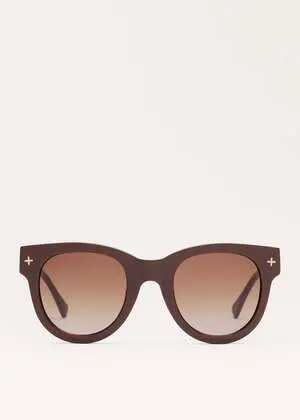 ME+EM D-frame Sunglasses - Milk Chocolate