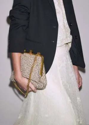 ME+EM Tweed Crossbody Bag