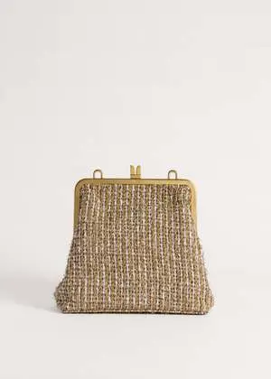 ME+EM Tweed Crossbody Bag