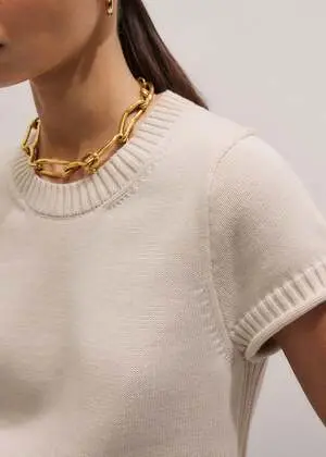 ME+EM Shrunken Straight Knit Baby Tee