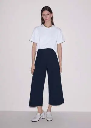 ME+EM Jacquard Cropped Trousers