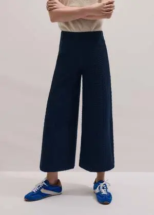 ME+EM Jacquard Cropped Trousers