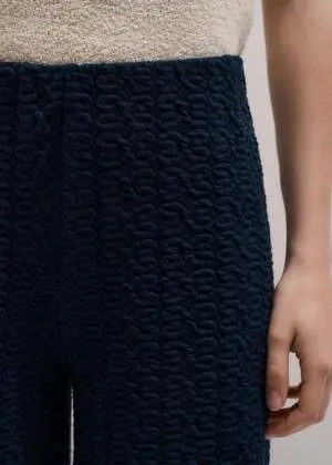 ME+EM Jacquard Cropped Trousers