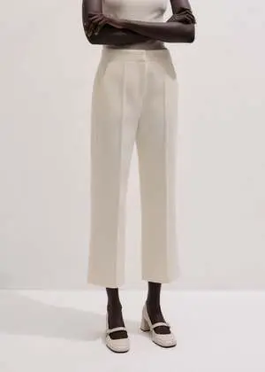 ME+EM Straight Crop Trousers
