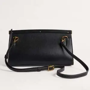 ME+EM Tailored Leather Clutch - Black