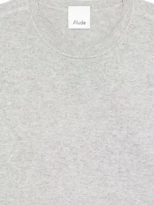 ALLUDE Crew-neck Sweater - Grey