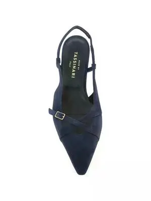 TASSINARI Décolleté Slingback Pumps - Blue