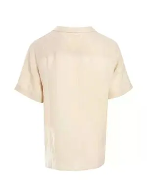 Marané Camp-collar Short-sleeve Shirt - Neutrals