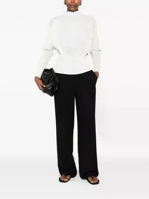 Issey Miyake Ribbed Top - Green