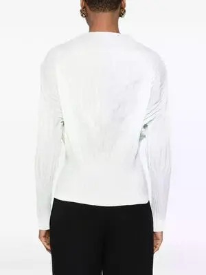 Issey Miyake Ribbed Top - Green