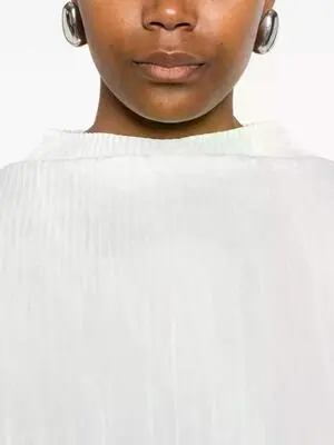 Issey Miyake Ribbed Top - Green