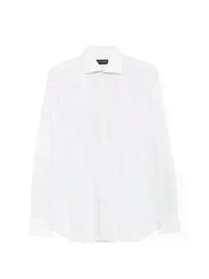 DELL'OGLIO Striped Shirt - White