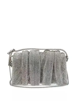 Benedetta Bruzziches Crystal-embellished Shoulder Bag - Silver