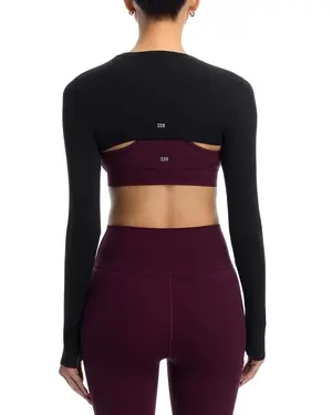Splits59 Amelia Airweight Shrug - Black