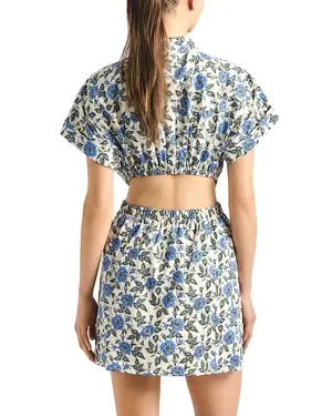 Derek Lam 10 Crosby Alba Printed Dress